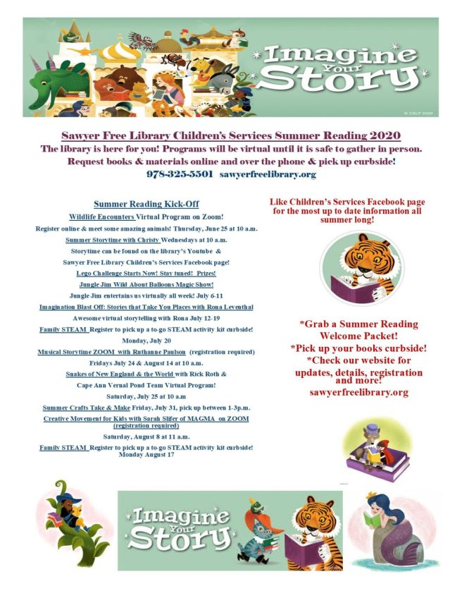 Sawyer Free Library’s Fun Filled Summer Reading Program for Kids and ...